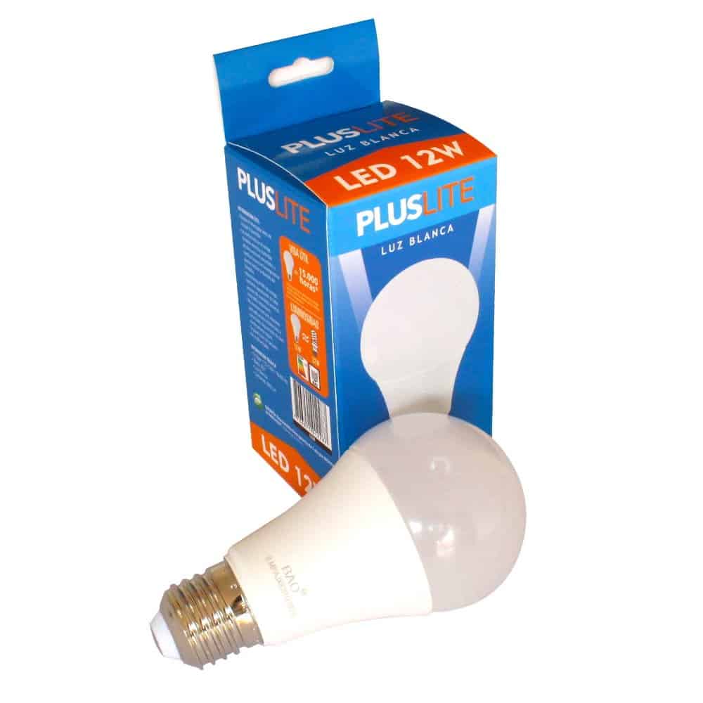 Bombillo LED 12W Pluslite Luz Blanca E27 - ILUMAX