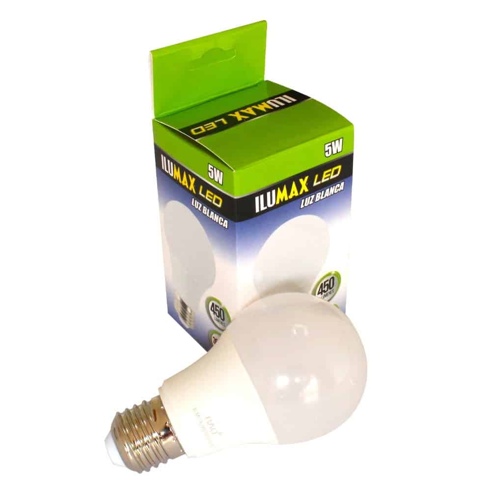 Bulbo LED Luz Blanca 5W E27 - ILUMAX