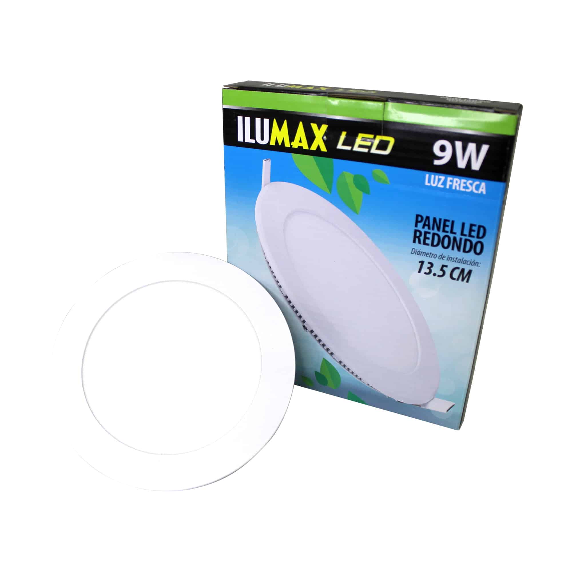 Panel LED 9W Redondo Luz Fresca - ILUMAX