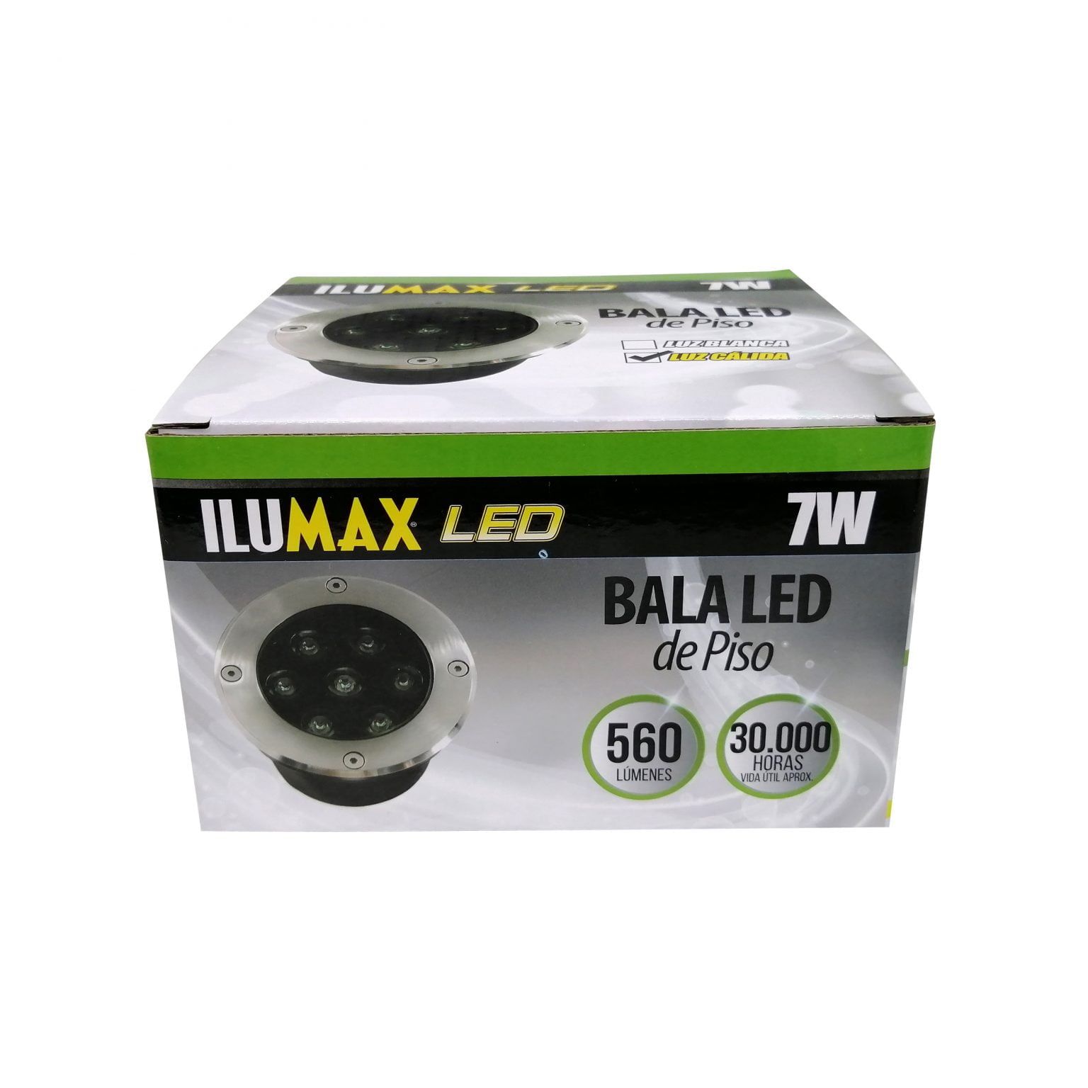 Bala De Piso LED 7W Luz Cálida - ILUMAX