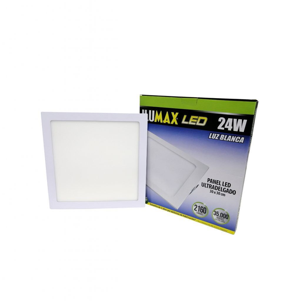 Panel Plano LED 24W Luz Blanca 30X30Cm - ILUMAX