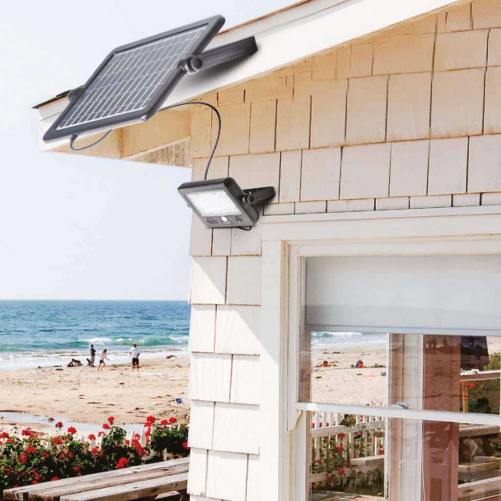 Reflector LED 10W Solar con Sensor de Movimiento Luz Blanca - ILUMAX