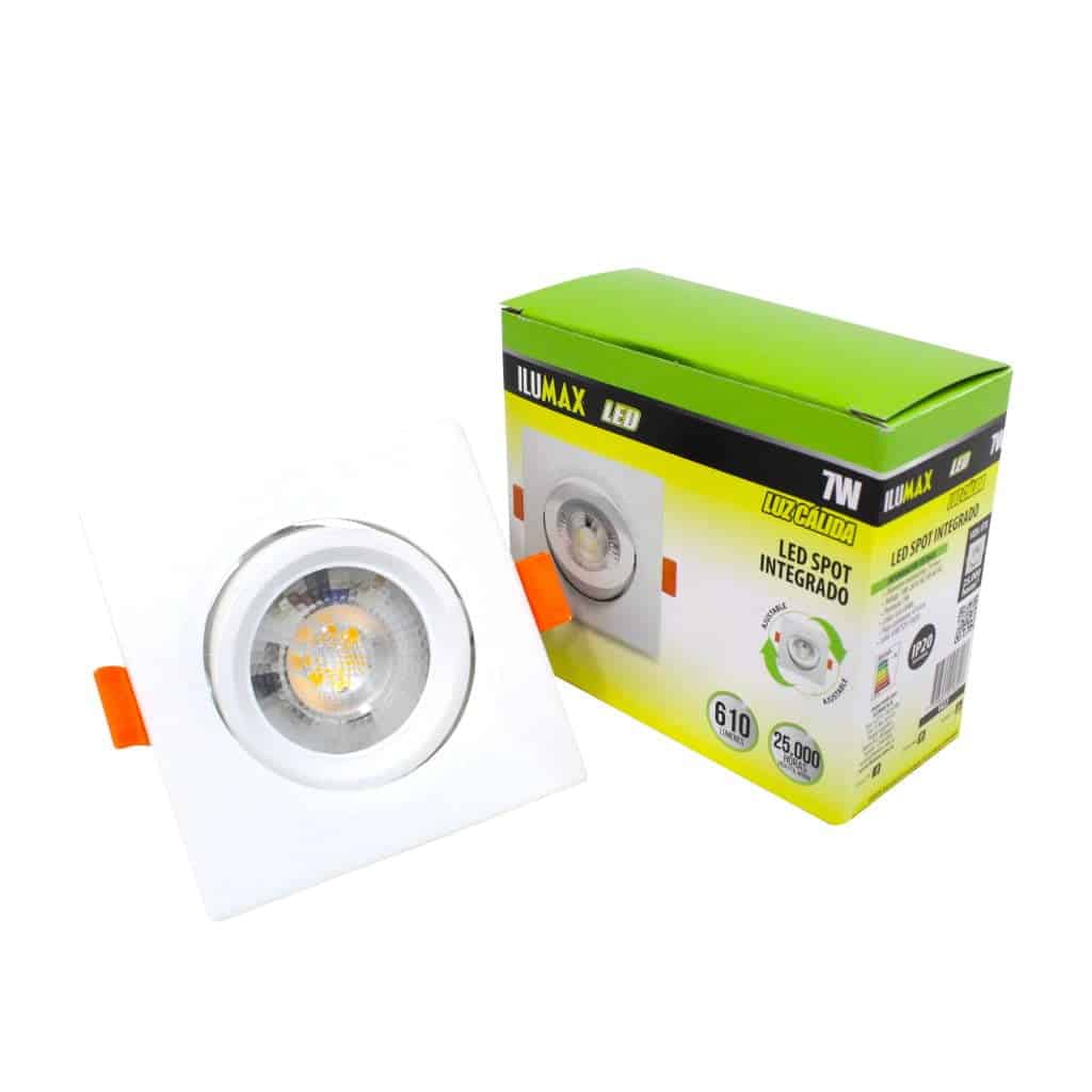 Bala Integrada LED 7W Escualizable Luz Cálida - ILUMAX