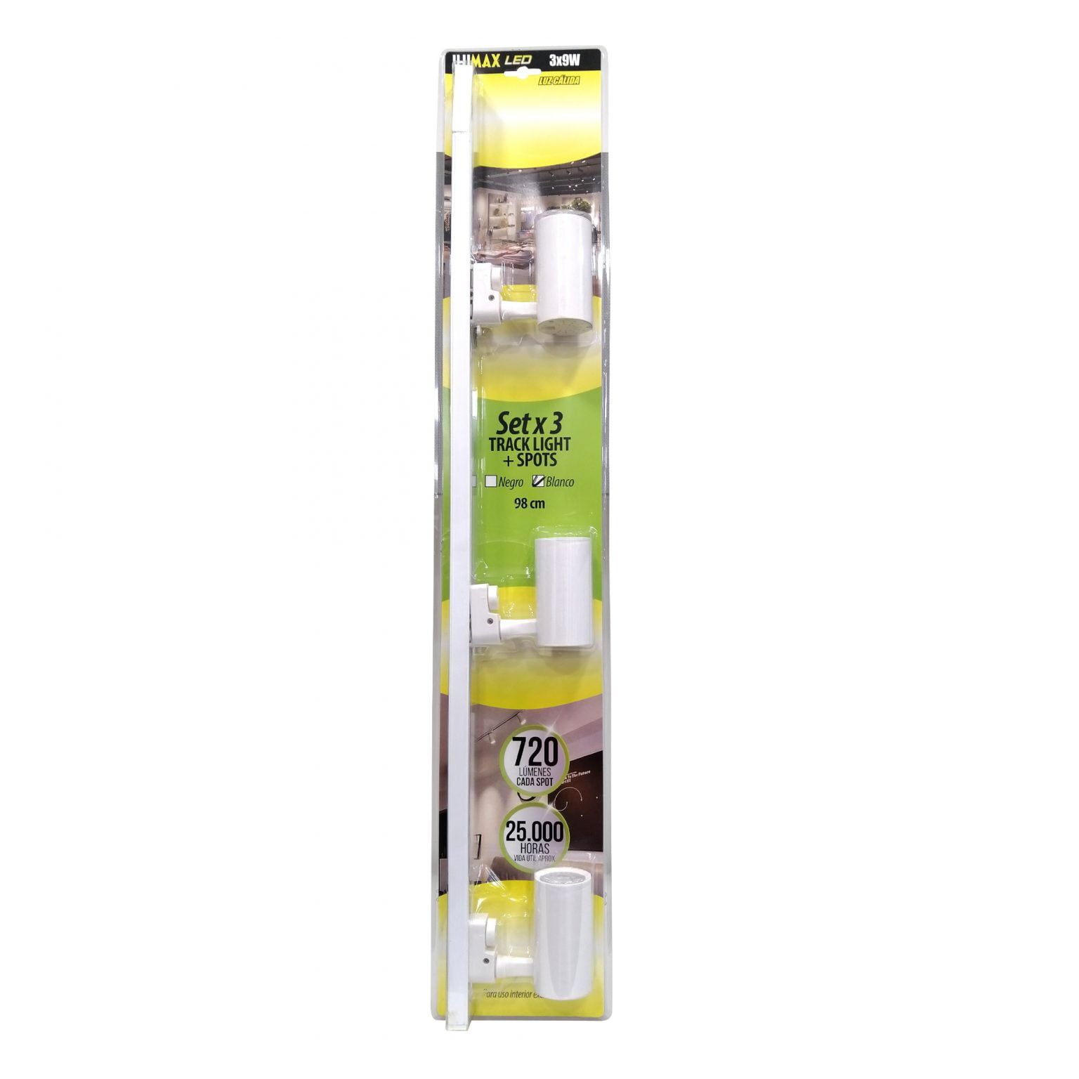 Bala Integrada LED 7W Escualizable Luz Cálida - ILUMAX