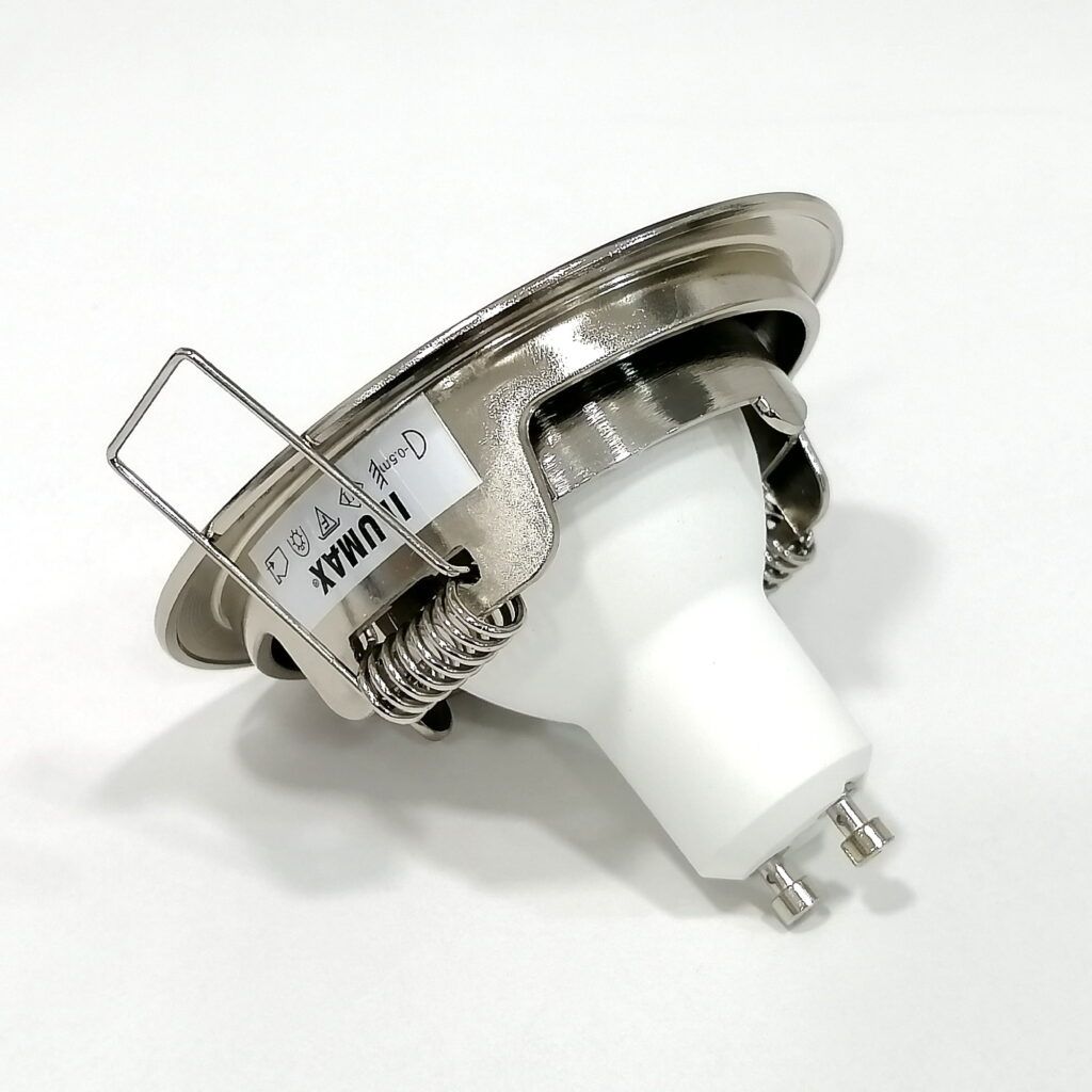 PX3 Bala Satín y Dicroico LED 6W Luz Cálida GU10 - ILUMAX