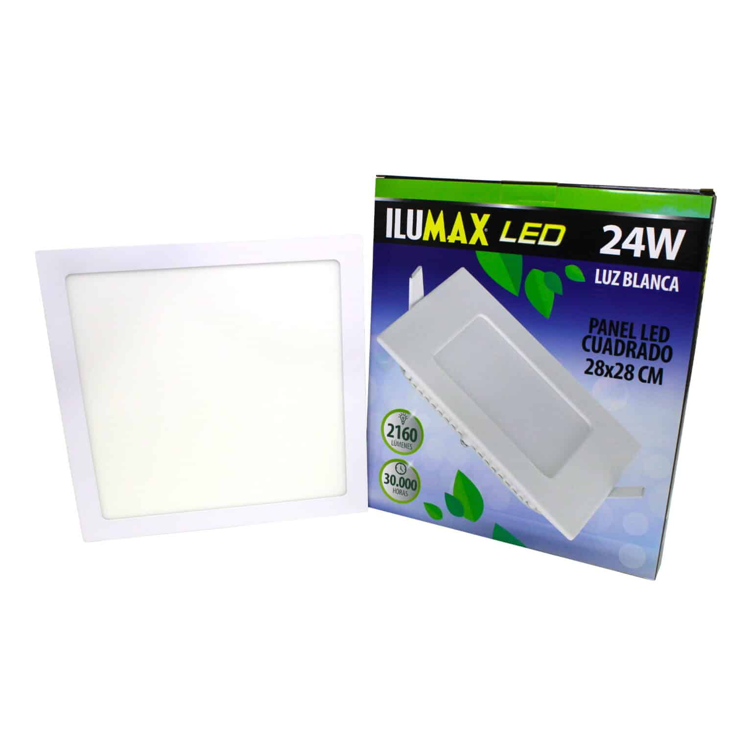 Panel LED 24W Cuadrado Luz Blanca - ILUMAX