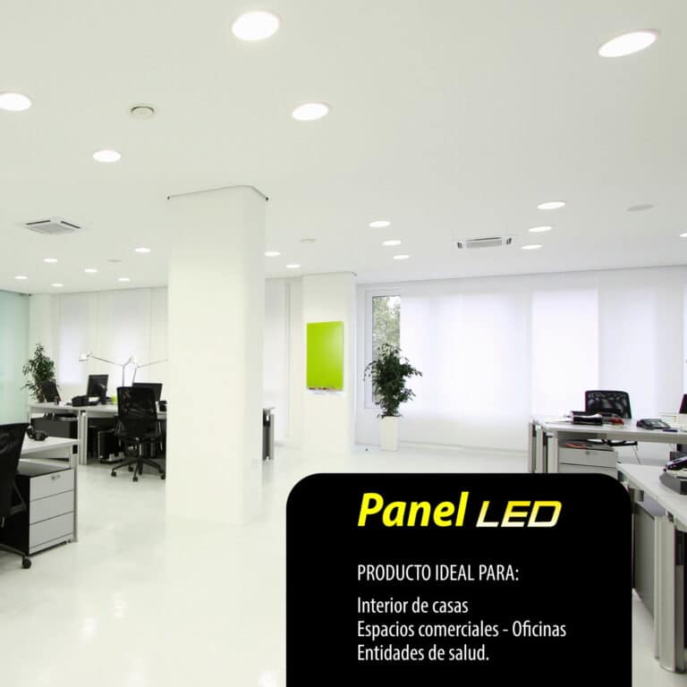 Panel LED 3W Redondo Luz Cálida - ILUMAX