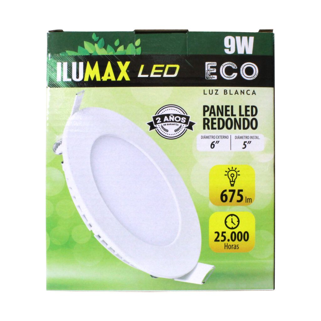 Panel Led Redondo 9W Lb 5 ILM ECO - ILUMAX